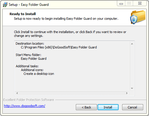 Easy Folder Guard Tutorials_DoGoodSoft